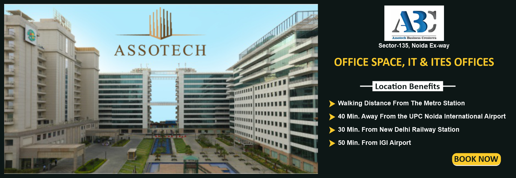 Buy Fully Furnished Office & Commercial Spaces in Assotech Business ...