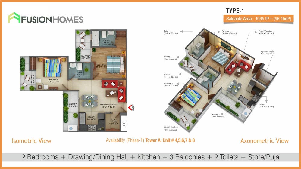 Flats for Sale in Fusion Homes, Greater Noida | Buy Properties & Apartments
