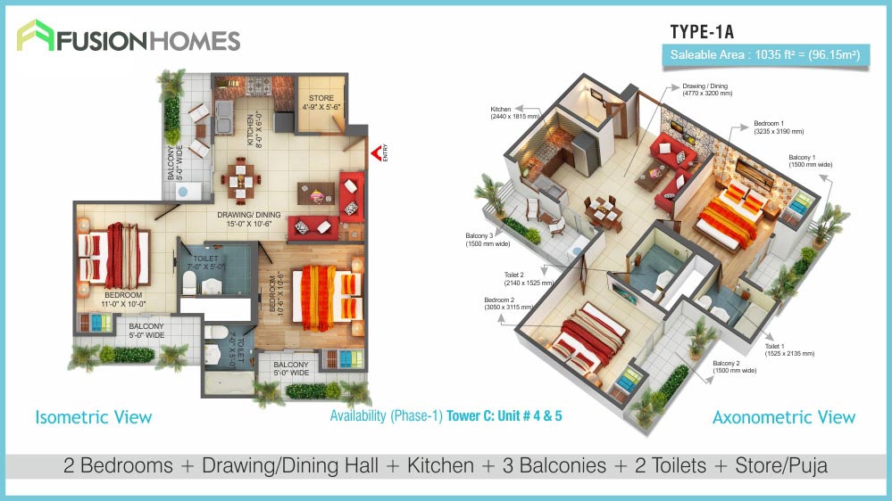 Flats for Sale in Fusion Homes, Greater Noida | Buy Properties & Apartments
