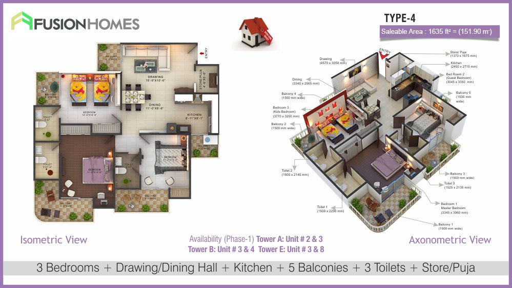 Flats for Sale in Fusion Homes, Greater Noida | Buy Properties & Apartments
