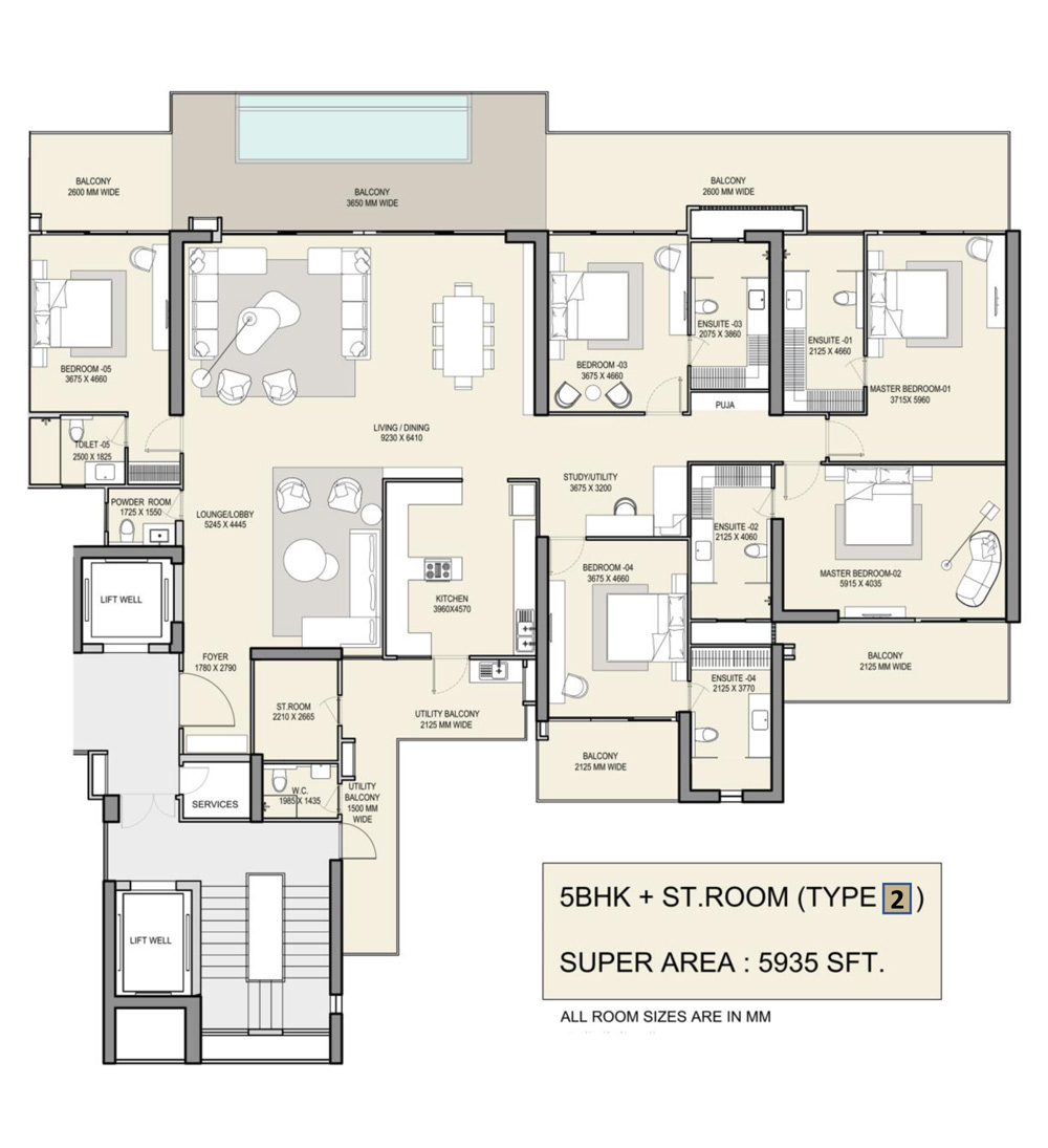 M3M Cullinan Sector 94 - Ultra Luxury Residential Apartments at Noida for Sale