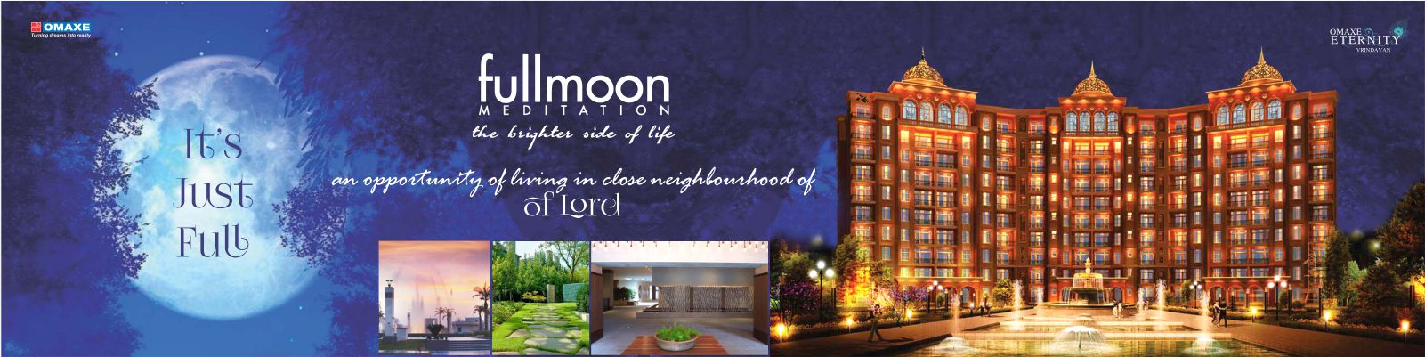 Omaxe Full Moon, Omaxe Fullmoon Meditation Vrindavan